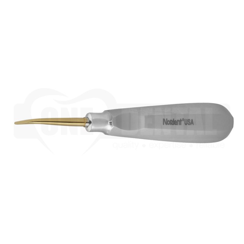 Luxation Elevator, SE, Titanium-Nitride Coated, 2 mm Curved, 201 Handle ...